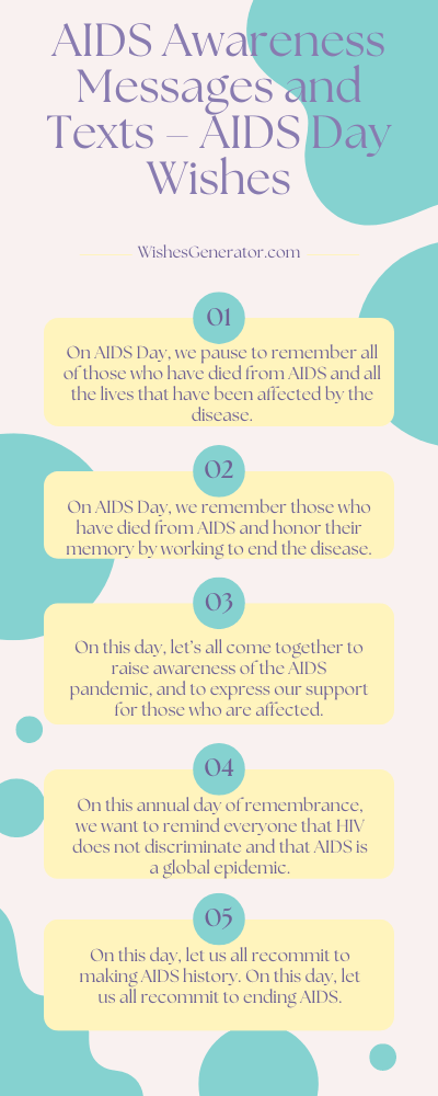 122 AIDS Awareness Messages and Texts – AIDS Day Wishes