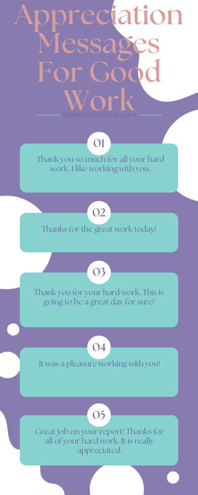 63 Appreciation Messages For Good Work – Job Well Done Messages