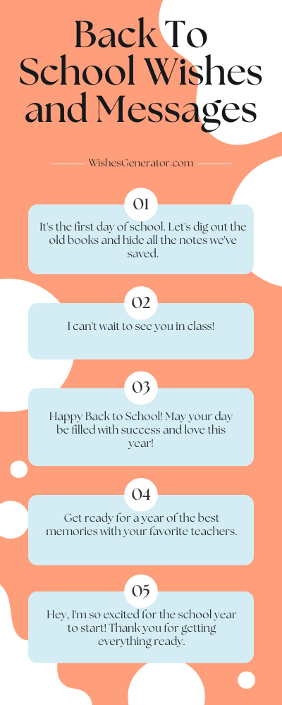 53 Back To School Wishes and Messages