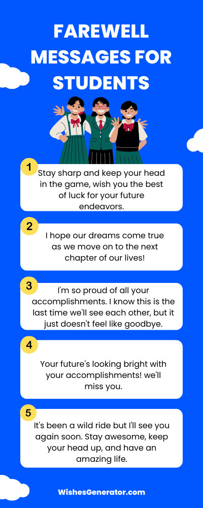52 Farewell Messages for Students