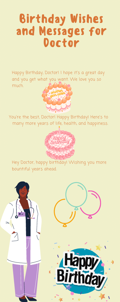64 Birthday Wishes and Messages for Doctor – Happy Birthday Doctor