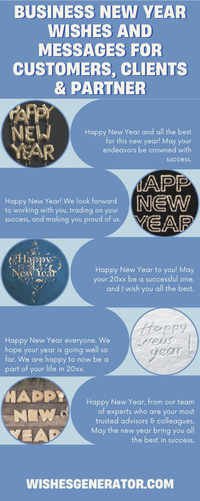 69 Business New Year Wishes and Messages for Customers, Clients & Partner