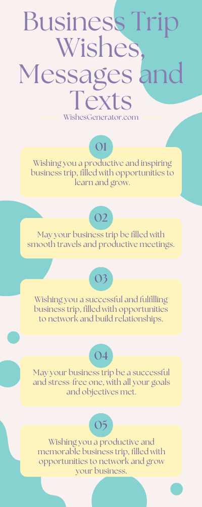 76 Business Trip Wishes, Messages and Texts