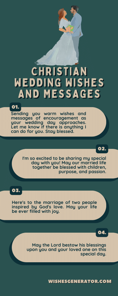 62 Christian Wedding Wishes and Messages