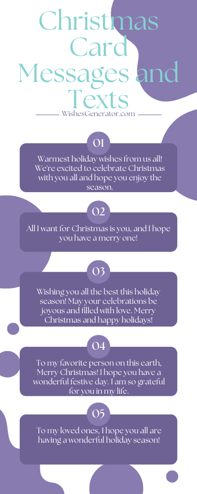 116 Christmas Card Messages and Texts