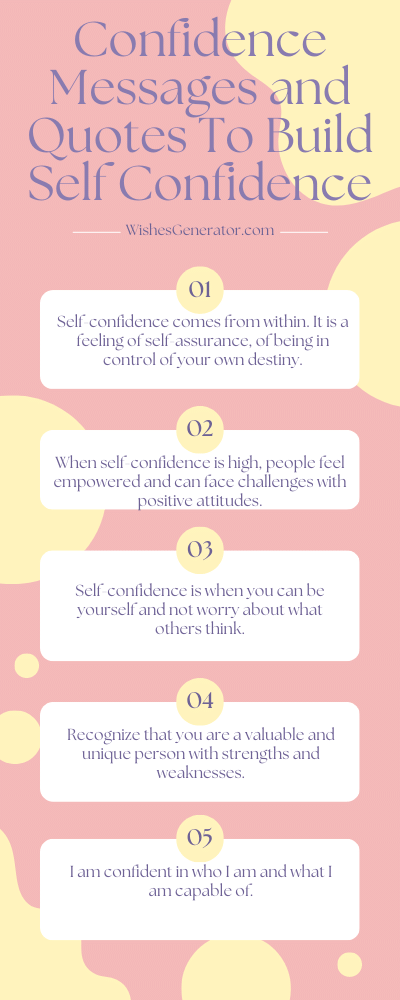 125 Confidence Messages and Quotes To Build Self Confidence