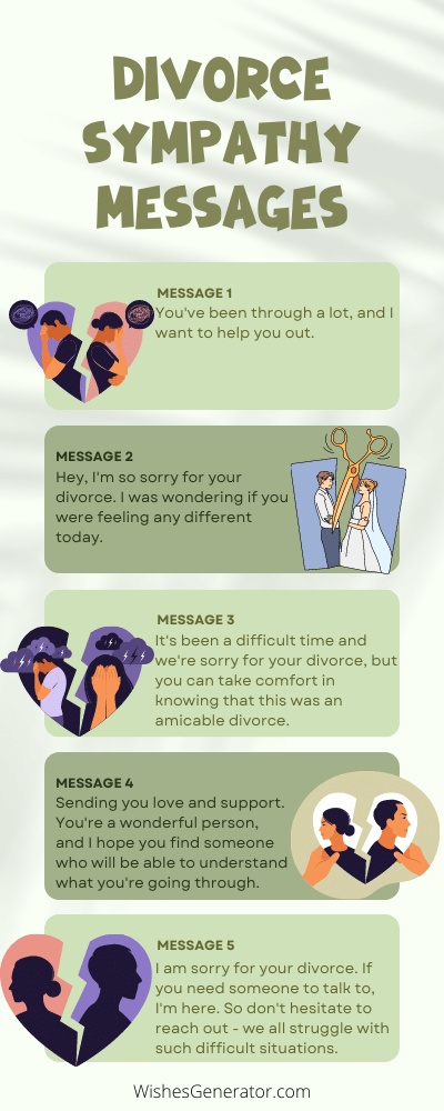 59 Divorce Sympathy Messages