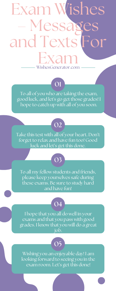 119 Exam Wishes – Messages and Texts For Exam