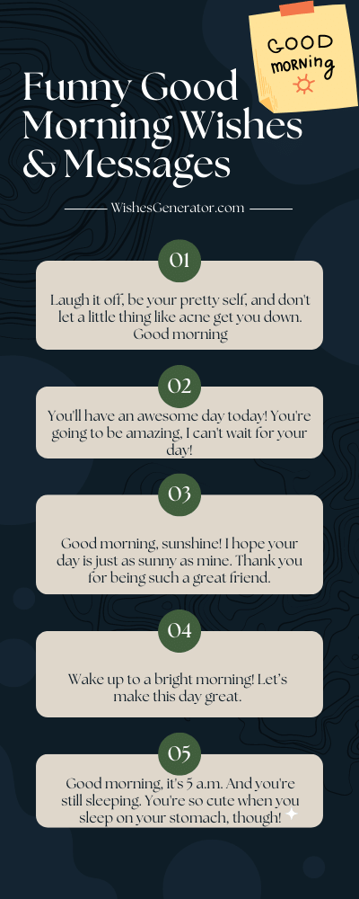 64 Funny Good Morning Wishes & Messages