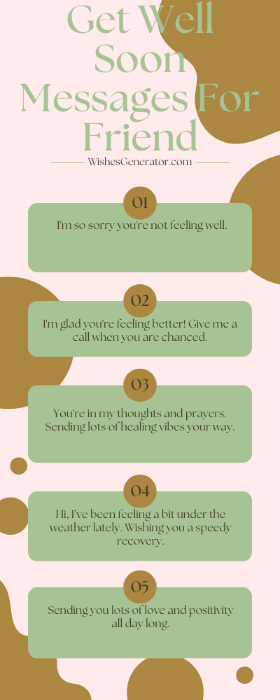 62 Get Well Soon Messages For Friend