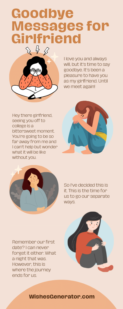 52 Goodbye Messages for Girlfriend – Farewell Messages for Her