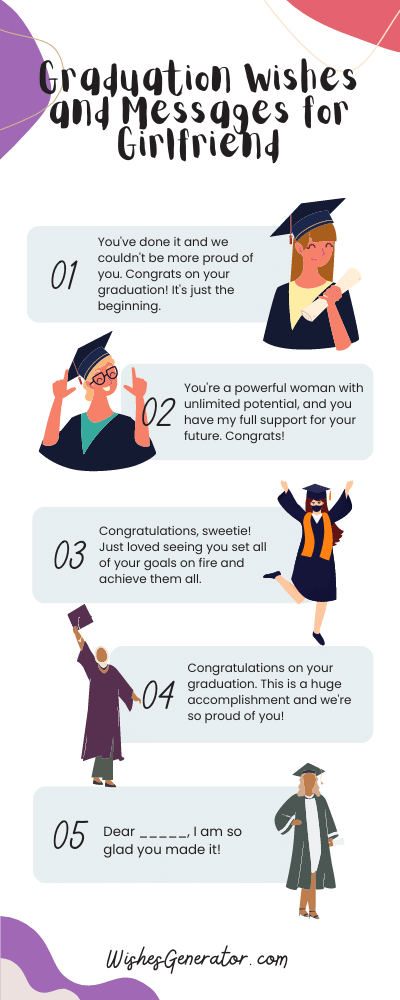 55 Graduation Wishes and Messages for Girlfriend