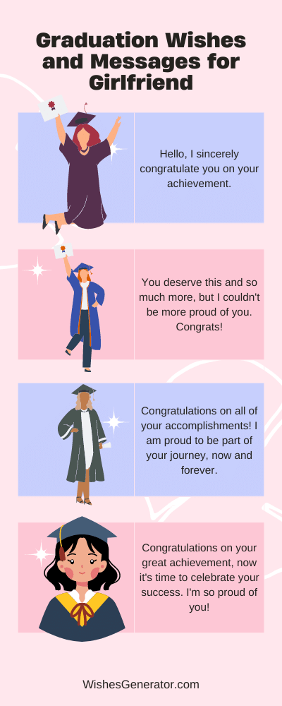 55 Graduation Wishes and Messages for Girlfriend