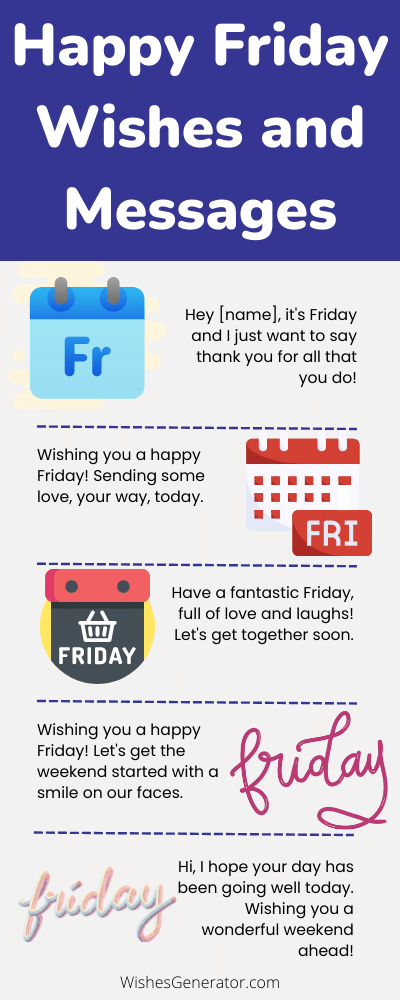 69 Happy Friday Wishes and Messages