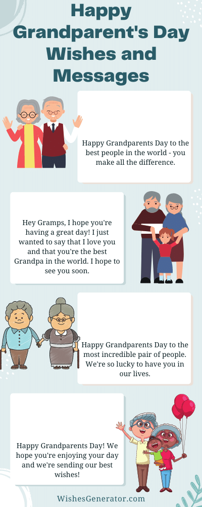 58 Happy Grandparent's Day Wishes and Messages