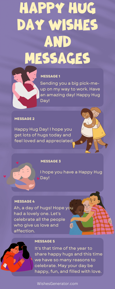 72 Happy Hug Day Wishes and Messages