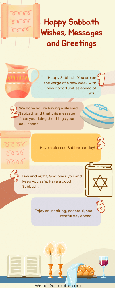 73 Happy Sabbath Wishes, Messages and Greetings