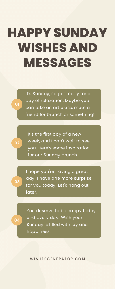 62 Happy Sunday Wishes and Messages