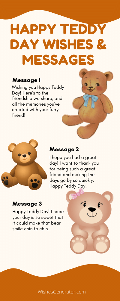 70 Happy Teddy Day Wishes & Messages