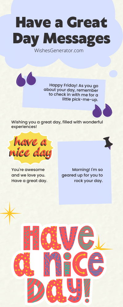 83 Have a Great Day Messages