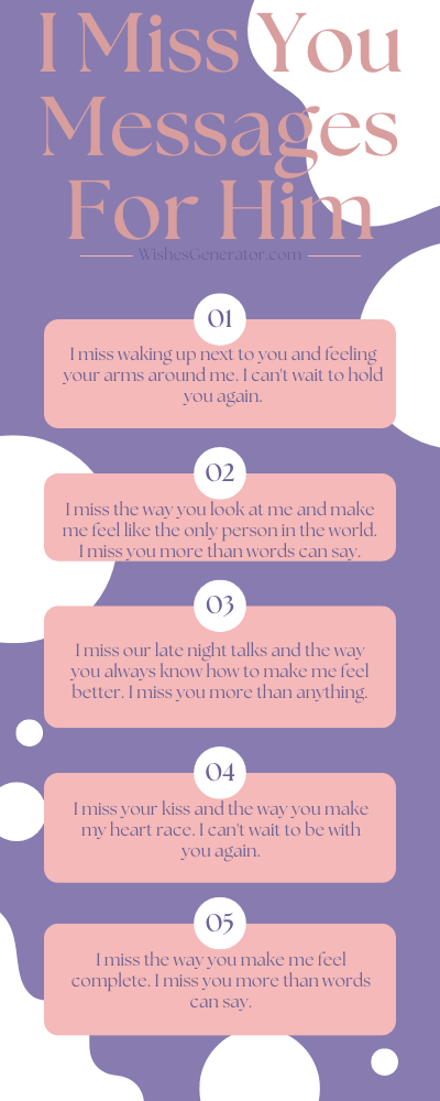 37 I Miss You Messages For Him