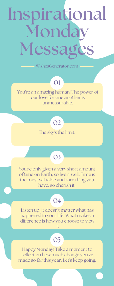 66 Inspirational Monday Messages