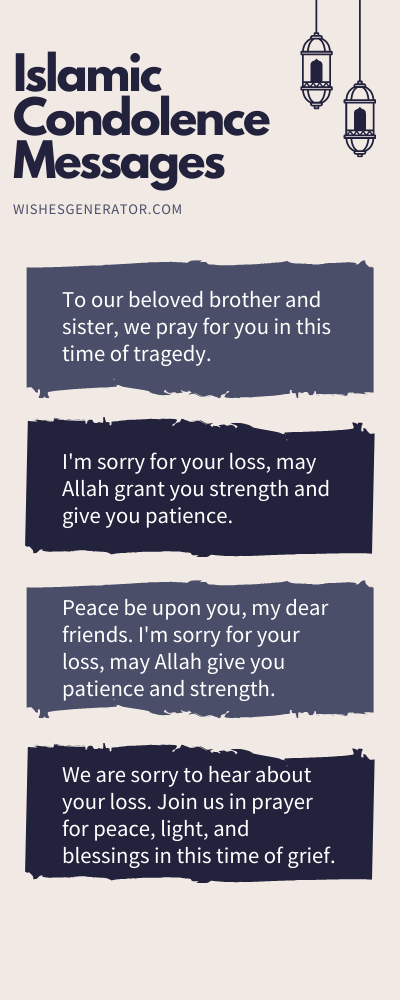 77 Islamic Condolence Messages in English