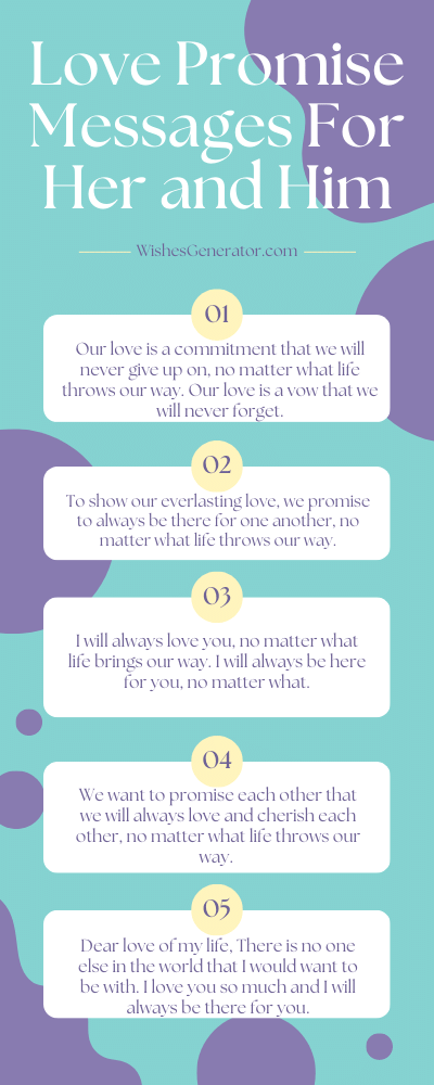 113 Love Promise Messages For Her and/or Him