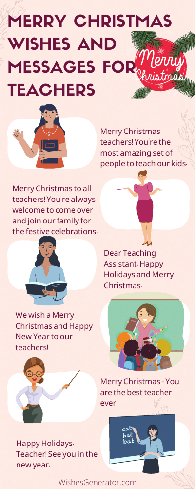 77 Merry Christmas Wishes and Messages for Teachers