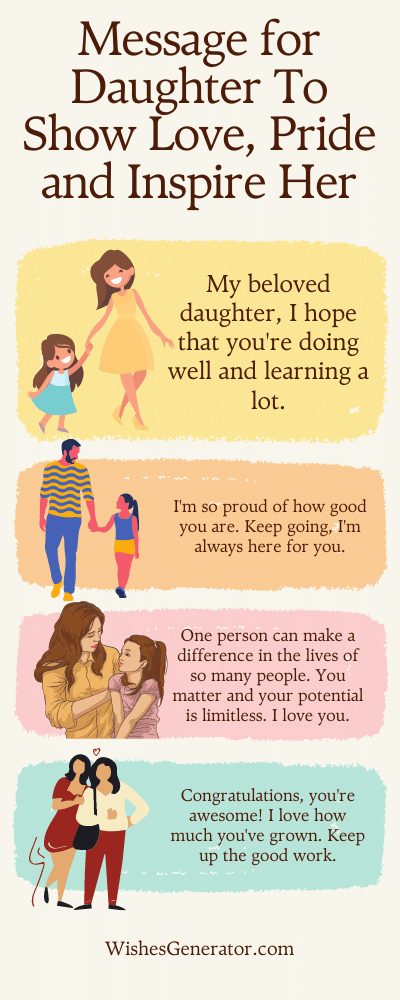 48 Messages for Daughter To Show Love, Pride and Inspire Her