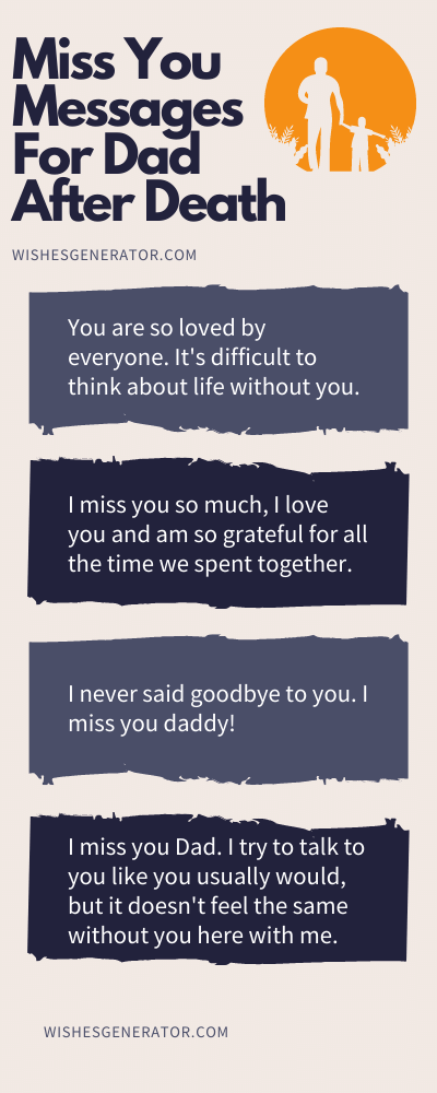 59 Miss You Messages For Dad After Death
