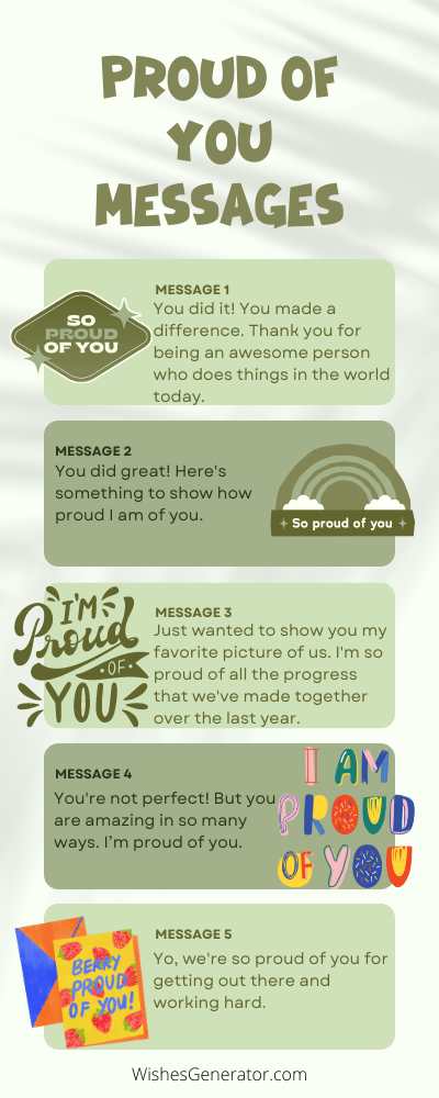 75 Proud of You Messages