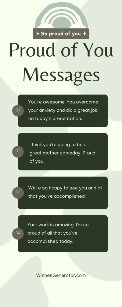 75 Proud of You Messages