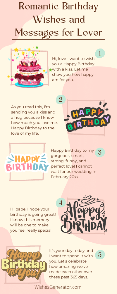 55 Romantic Birthday Wishes and Messages for Lover