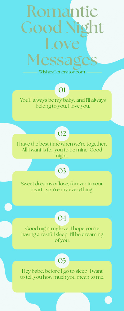 64 Romantic Good Night Love Messages