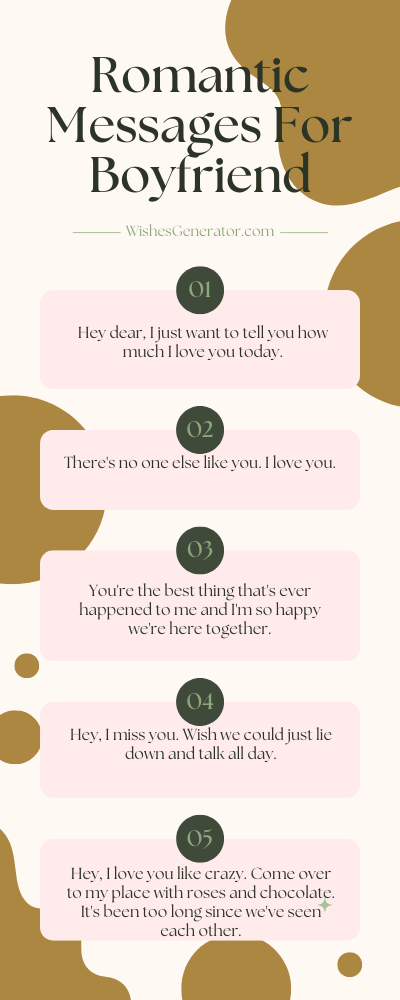 53 Romantic Messages For Boyfriend – Love Texts