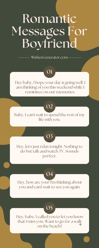 53 Romantic Messages For Boyfriend – Love Texts