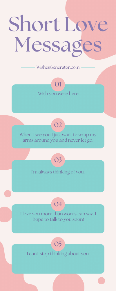 92 Short Love Messages – Cute Love Text