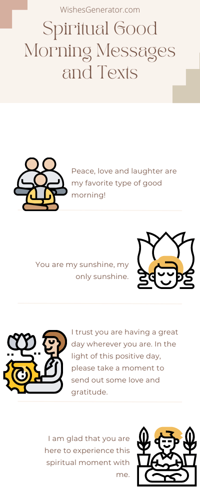 120 Spiritual Good Morning Messages and Texts