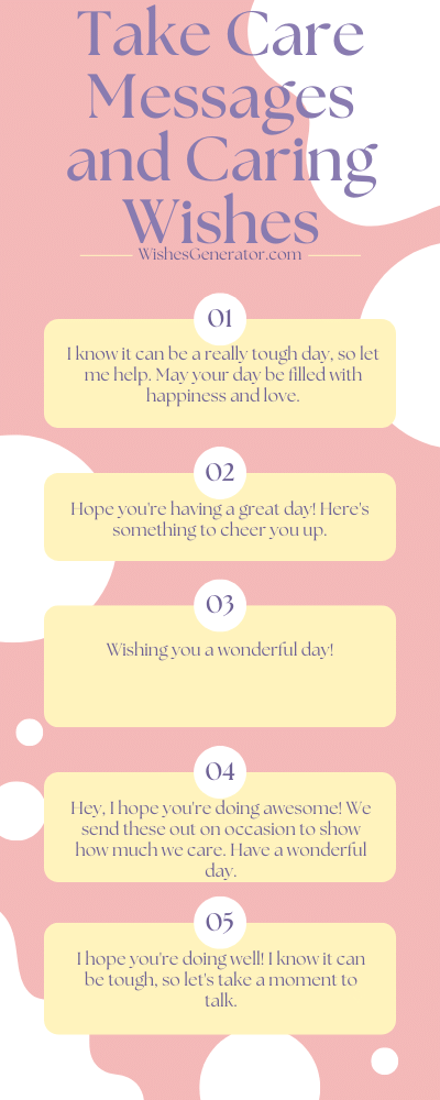 68 Take Care Messages and Caring Wishes