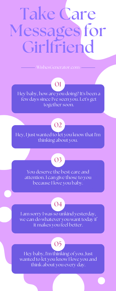 60 Take Care Messages for Girlfriend – Sweet Caring Messages