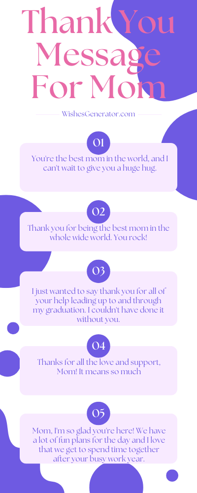 59 Thank You Message For Mom – Sweet Thank You Mom Messages