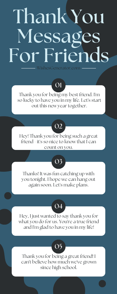 68 Thank You Messages For Friends – Appreciation Messages