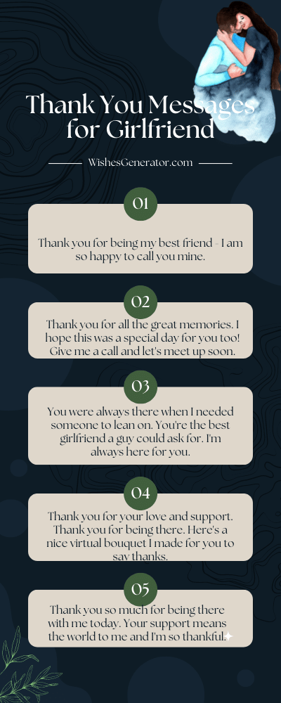 64 Thank You Messages for Girlfriend – Appreciation Message for Her