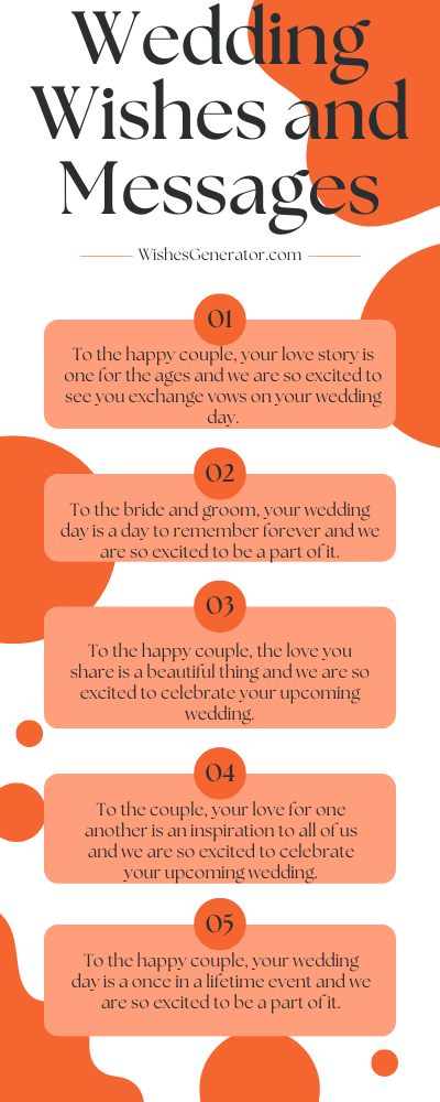 65 Wedding Wishes and Messages