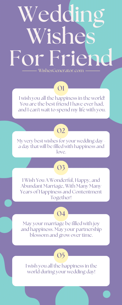 119 Wedding Wishes For Friend – Marriage Wishes